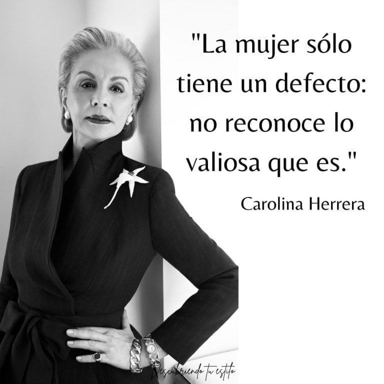 15 frases de Carolina Herrera y sus lecciones sobre la elegancia