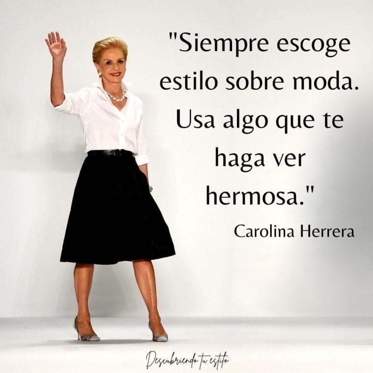 15 frases de Carolina Herrera y sus lecciones sobre la elegancia