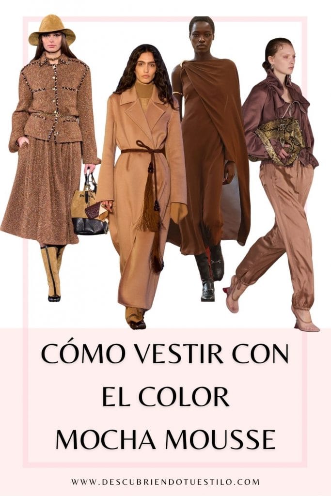Cómo vestir con el color mocha mousse: guía para triunfar