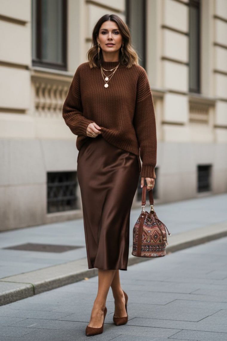 Cómo combinar el color marrón chocolate: ideas de looks infalibles
